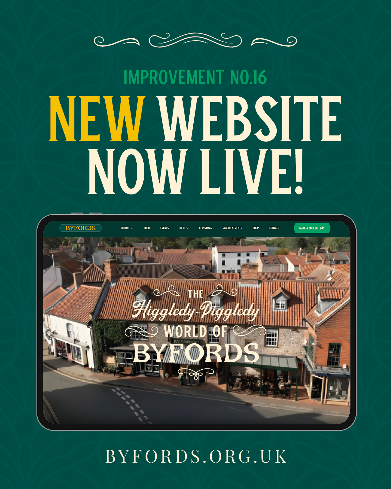 25 changes for 25 years | Byfords